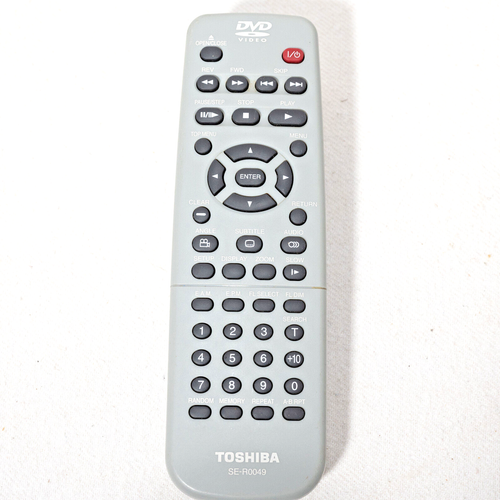 Toshiba DVD Player Remote Control SE-R0049 Genuine - Tested & Working ...