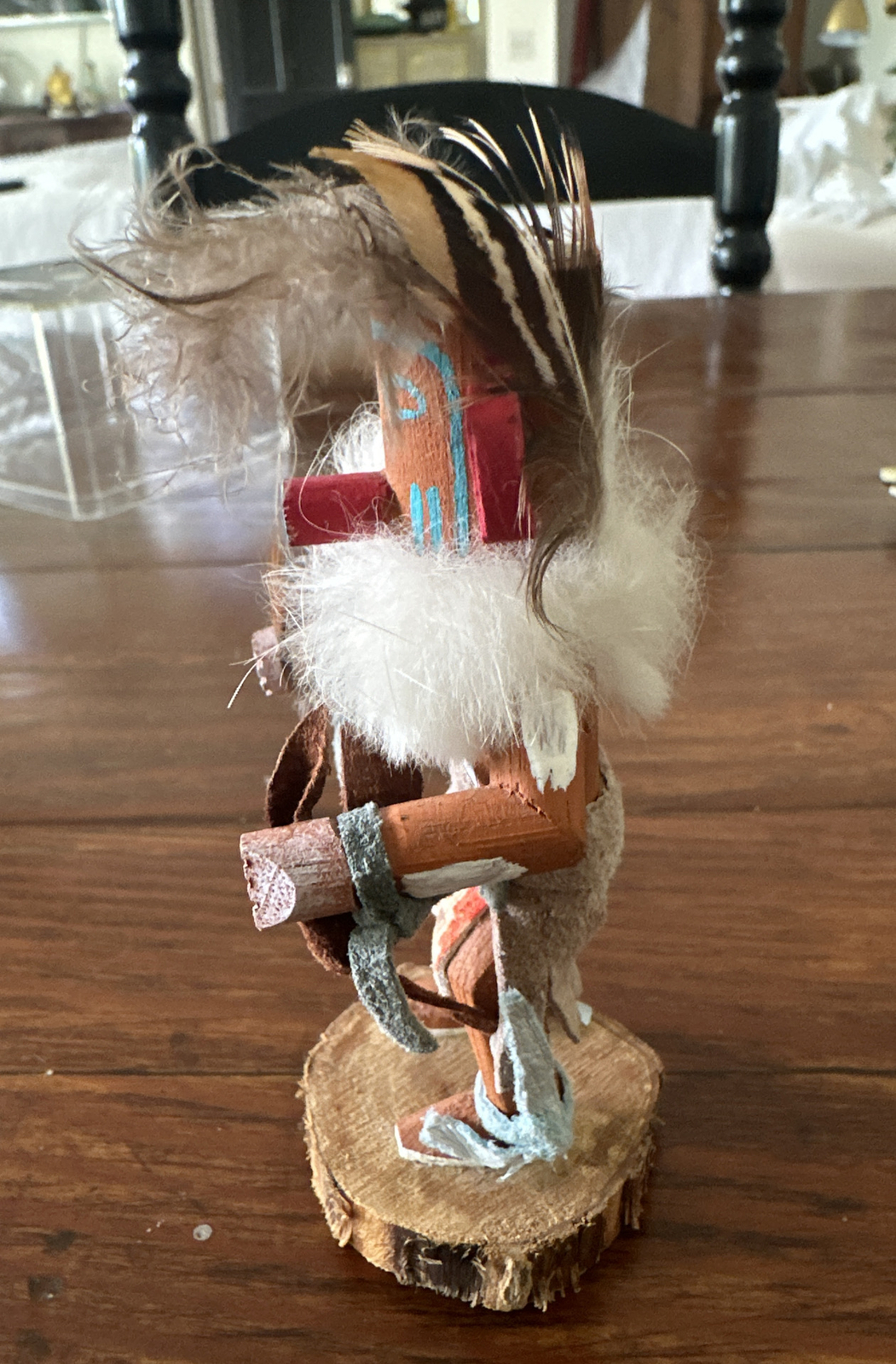 Native American Kachina Doll "Tewa Hunter" Handmade 4” Artist Signed | eBay