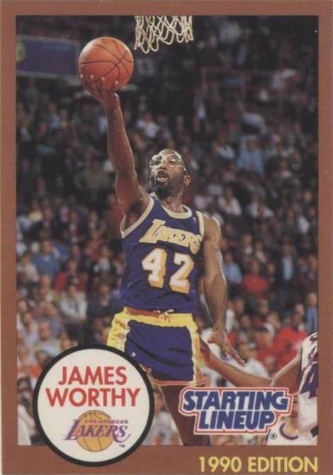 1990-91 Kenner Starting Lineup - James Worthy Brown Border for sale ...