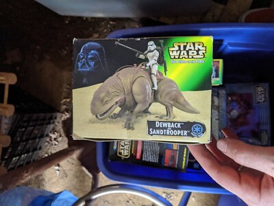Star Wars Dewback and Sandtrooper 1997 Power of the Force POTF Sealed ...
