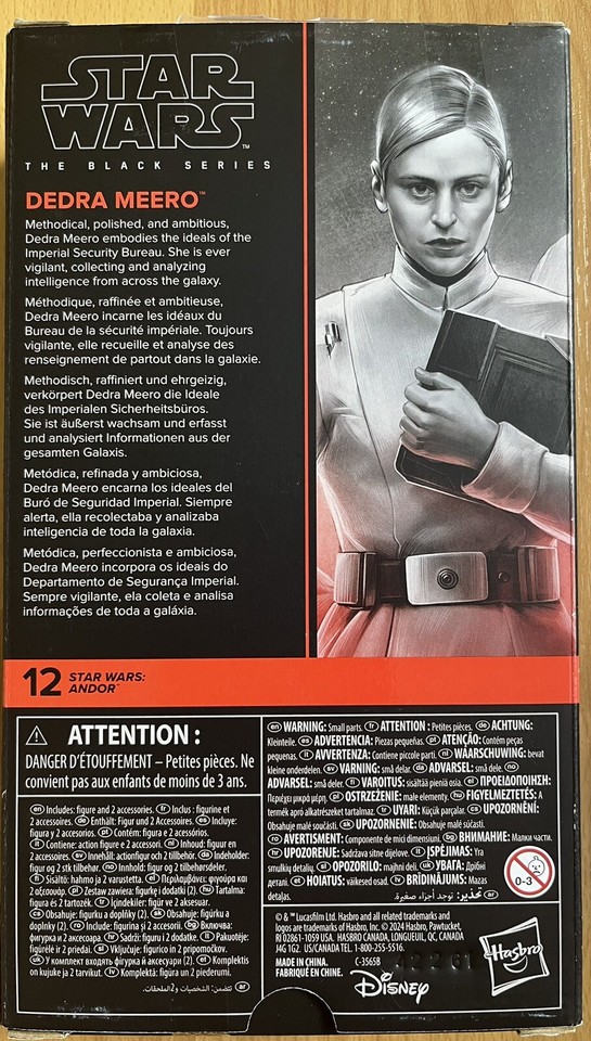 Star Wars Black Series Andor 12 Dedra Meero 6” Inch Figure New Unopened ...