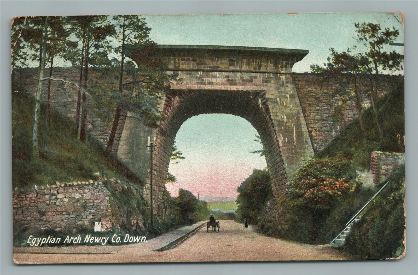 IRELAND EGYPTIAN ARCH NEWRY CO. DOWN ANTIQUE POSTCARD | eBay