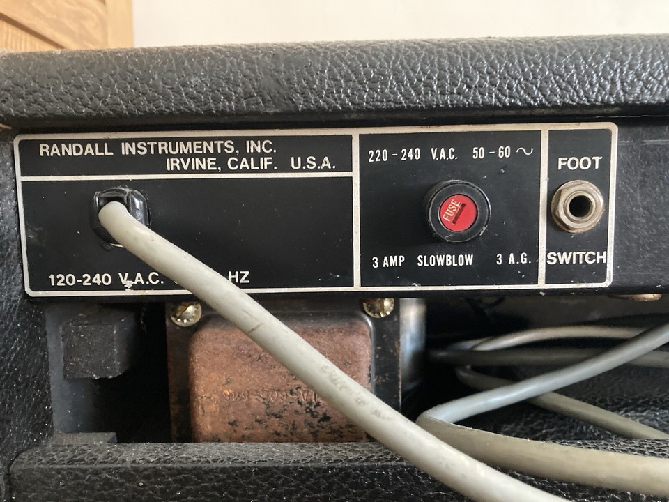 Original Randall Commander Head Amp Nirvana Kurt Cobain Bleach | eBay UK