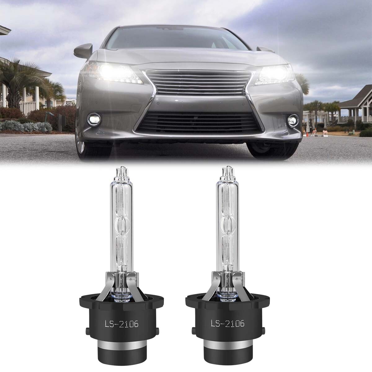 Front HID Xenon Headlight Bulb For Lexus ES350 2007-2015 Low Beam Stock ...