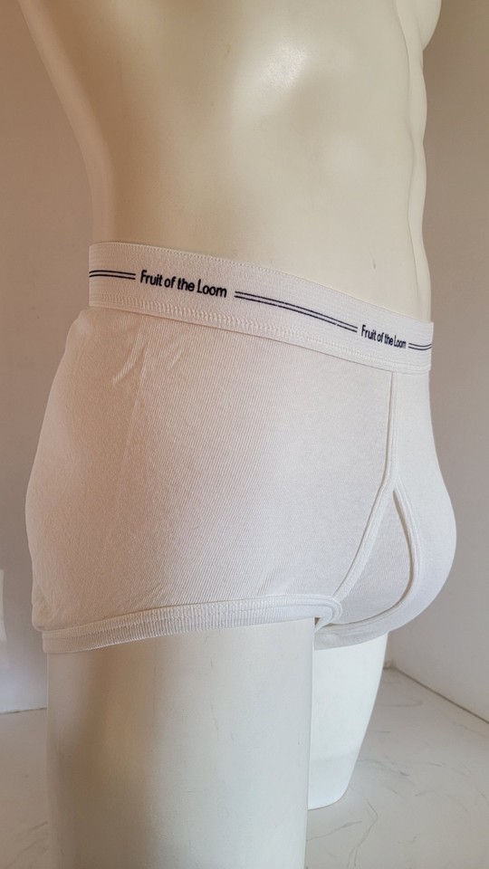Vtg Deadstock 3 Mens Fruit of the Loom FOL Briefs Underwear Tighty ...