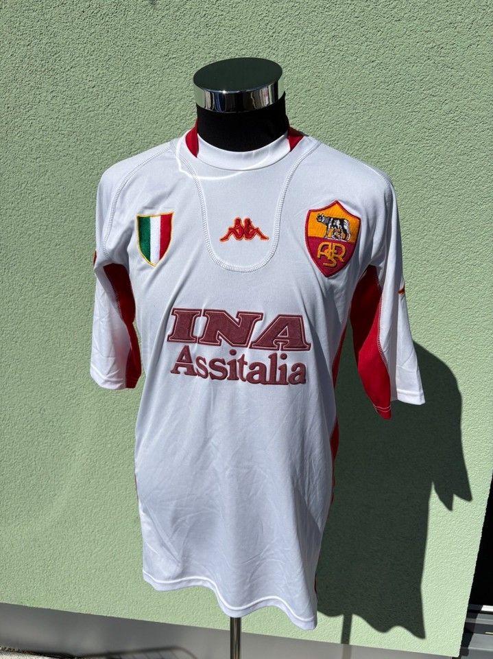 AS ROMA 2001 2002 AWAY TRIKOT vintage maglia shirt Rom | eBay