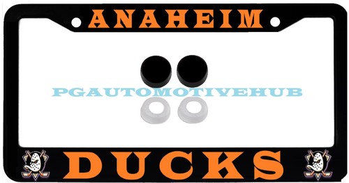 License Frame Black Stainless Steel Vinyl Letters/Logos for Anaheim ...