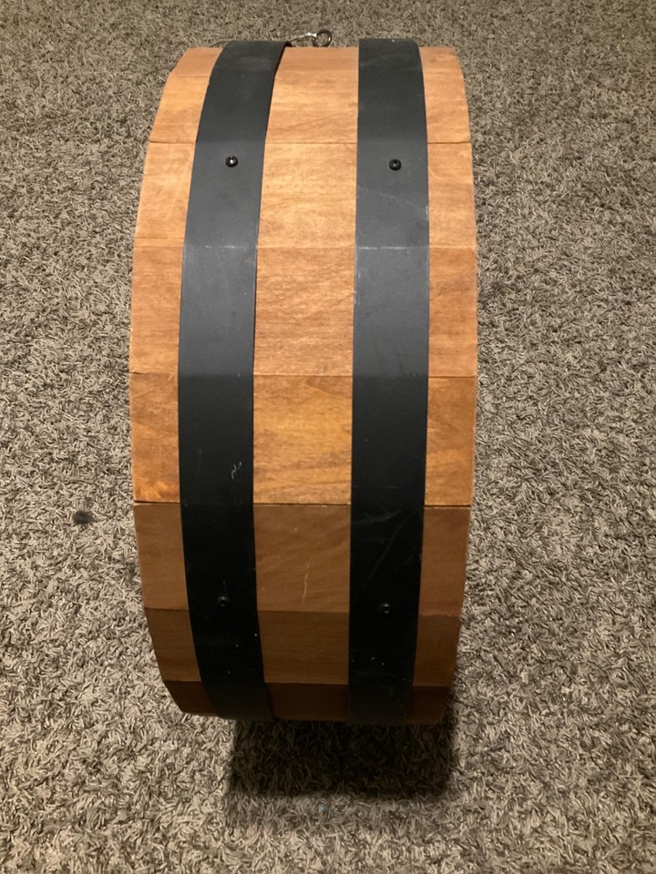 Miller Lite Round Double Sided Hanging 21” Barrel Wood Sign | eBay UK