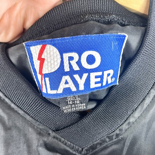 Eagles Pro Player Kids Size Large 16-18 Black Longsleeve Vtg Jacket ...