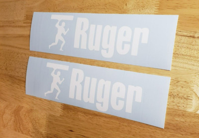 Ruger engine hoist cherry picker crane Decals Sticker 6x2" 2 Gloss ...