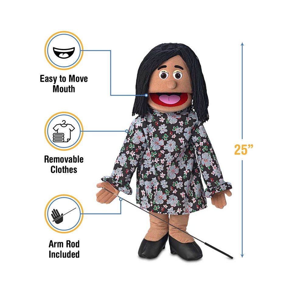 25" Maria, Hispanic Mom / Teacher, Full Body, Ventriloquist Style ...