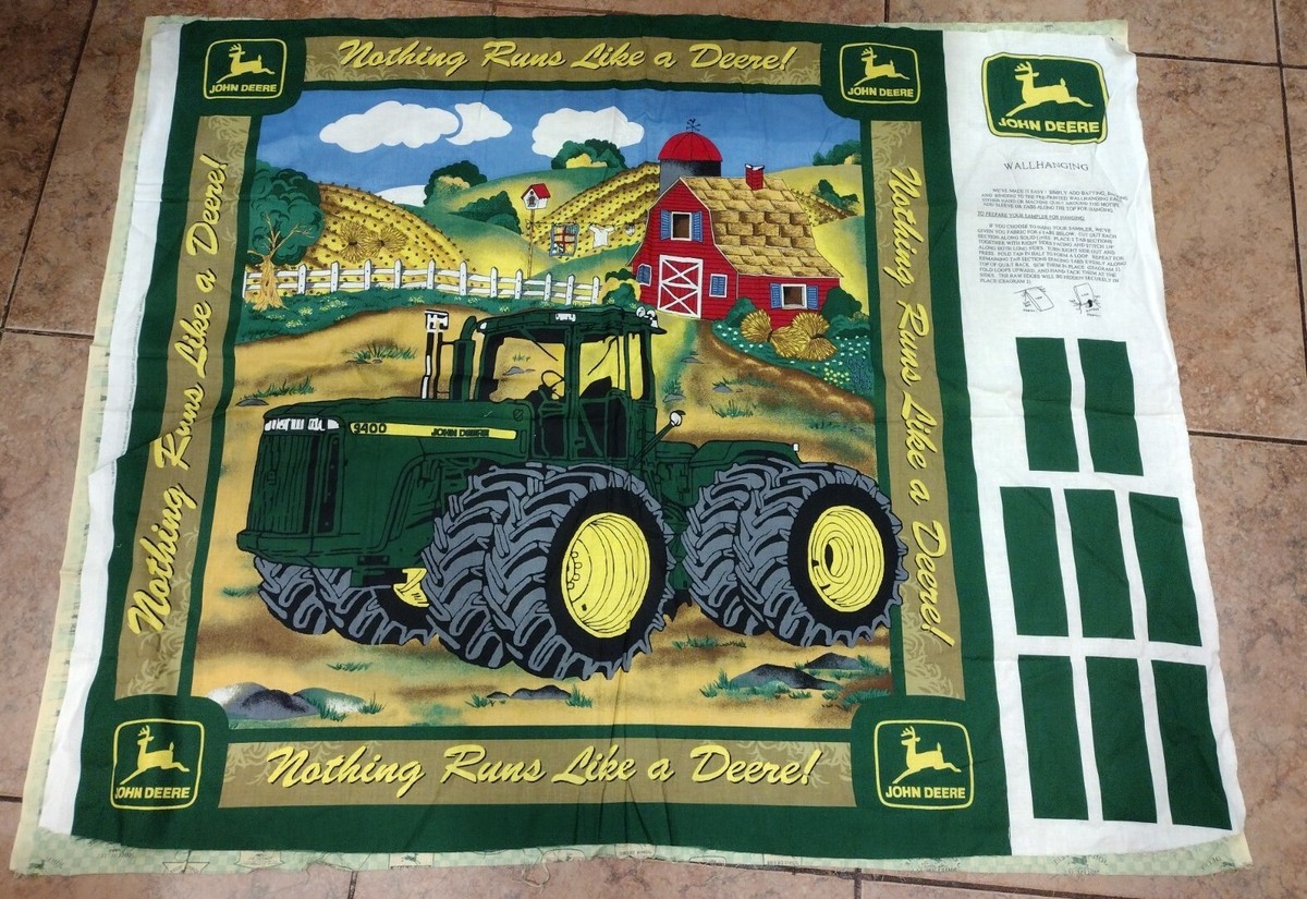 John Deere Material For Quilting Green Tractor Fabric John Deere JD