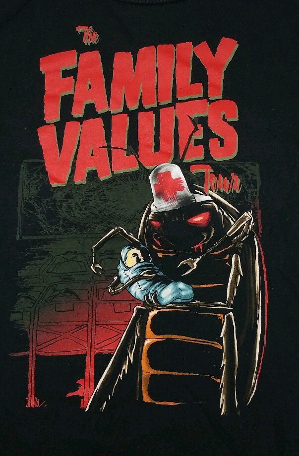 Family Values medium concert tour T-shirt goth punk s… - Gem