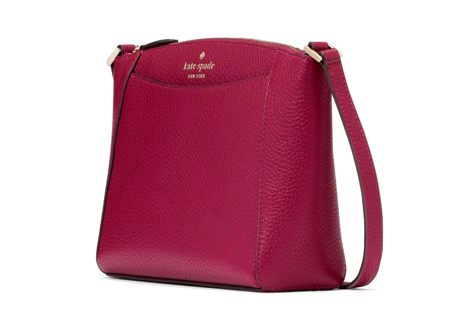 NWB Kate Spade Monica Crossbody Dark Raspberry Leather WKR00258 $279 | eBay