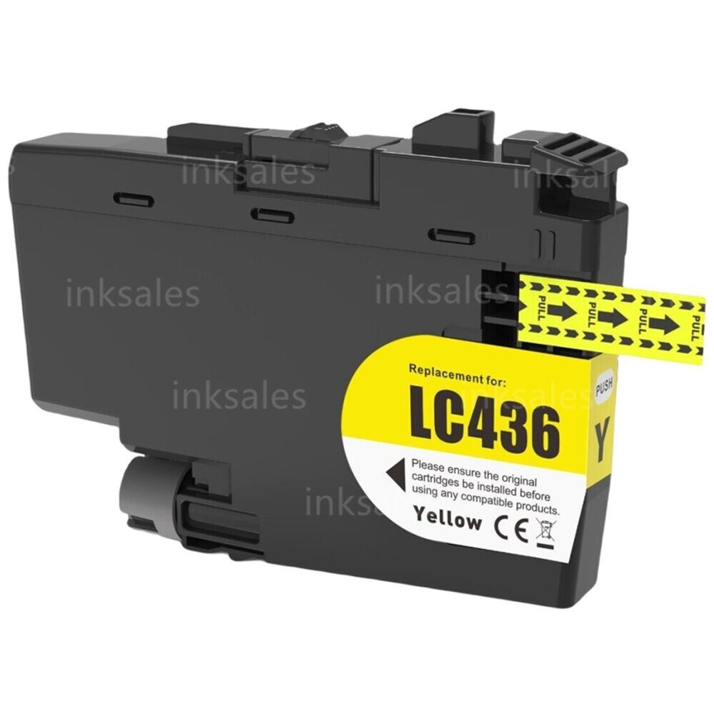 1x LC436 YELLOW Generic Ink For Brother J4340DW J4440DW J4540DW J5955DW ...