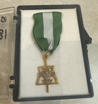 Vintage BSA Boy Scouts of America Scouter's Key Award Medal/Ribbon in ...