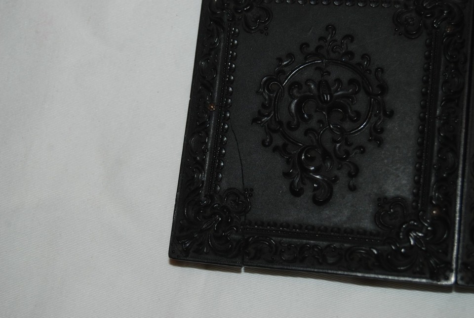 Thermoplastic union photo case - 1/6th plate size - geometric with ...