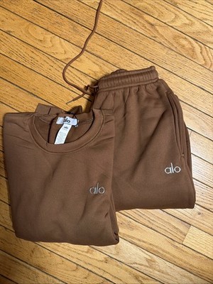 Women’s Brand New Brown Alo Track Suit Size Medium New with Tags | eBay