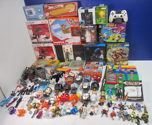 big ACTION FIGURE GAME TOY JOB LOT BUNDLE funko star wars marvel harry ...