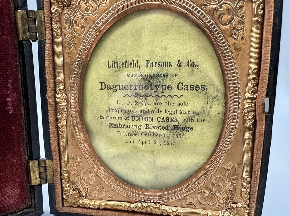 Antique Daguerreotype Victorian Photo Display Original Union Case 1800s ...