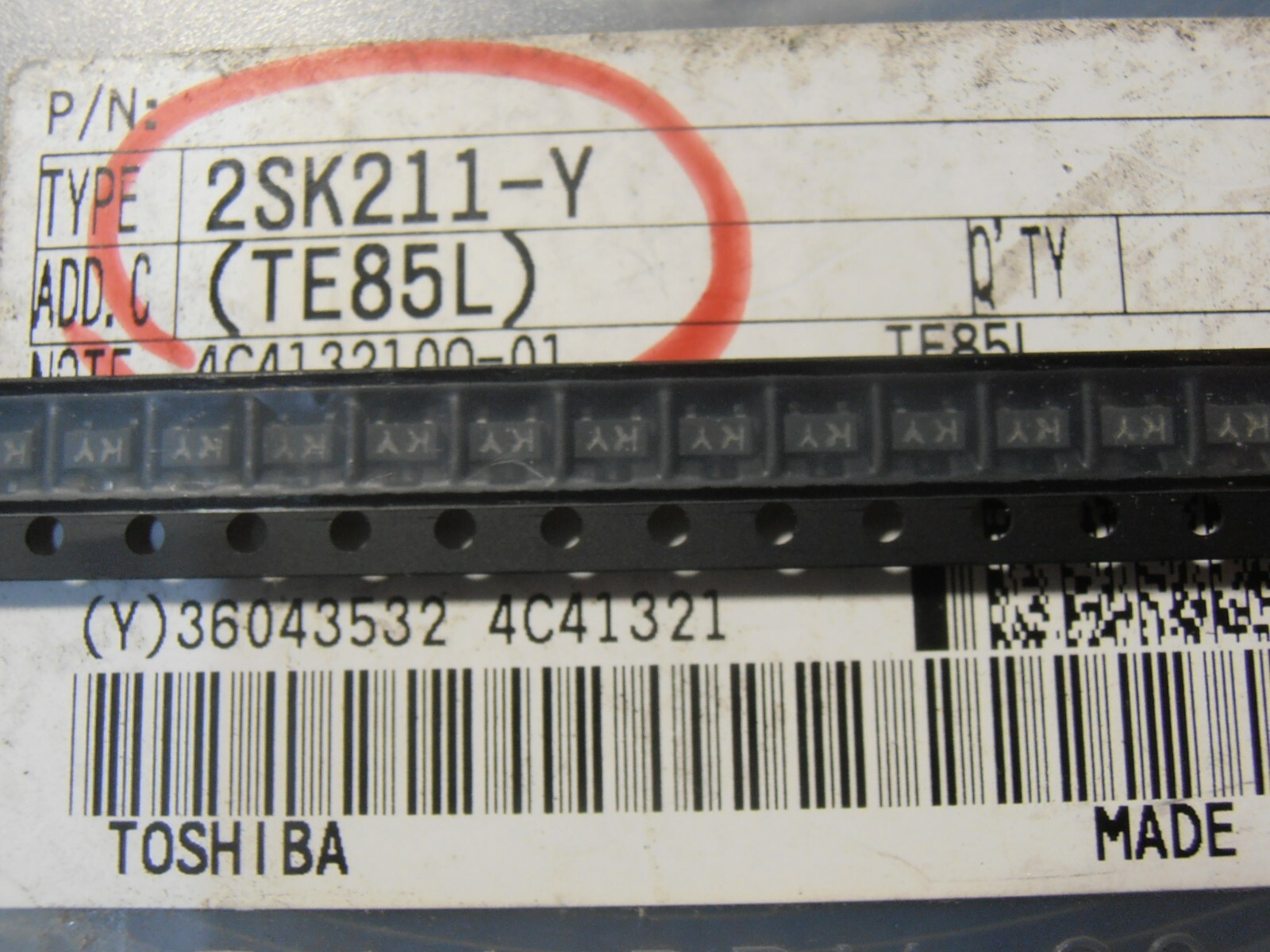 20PCS 2SK211-Y JFET NPN 2.5-6mA 18ohm Transistors SC59 TOSHIBA | eBay