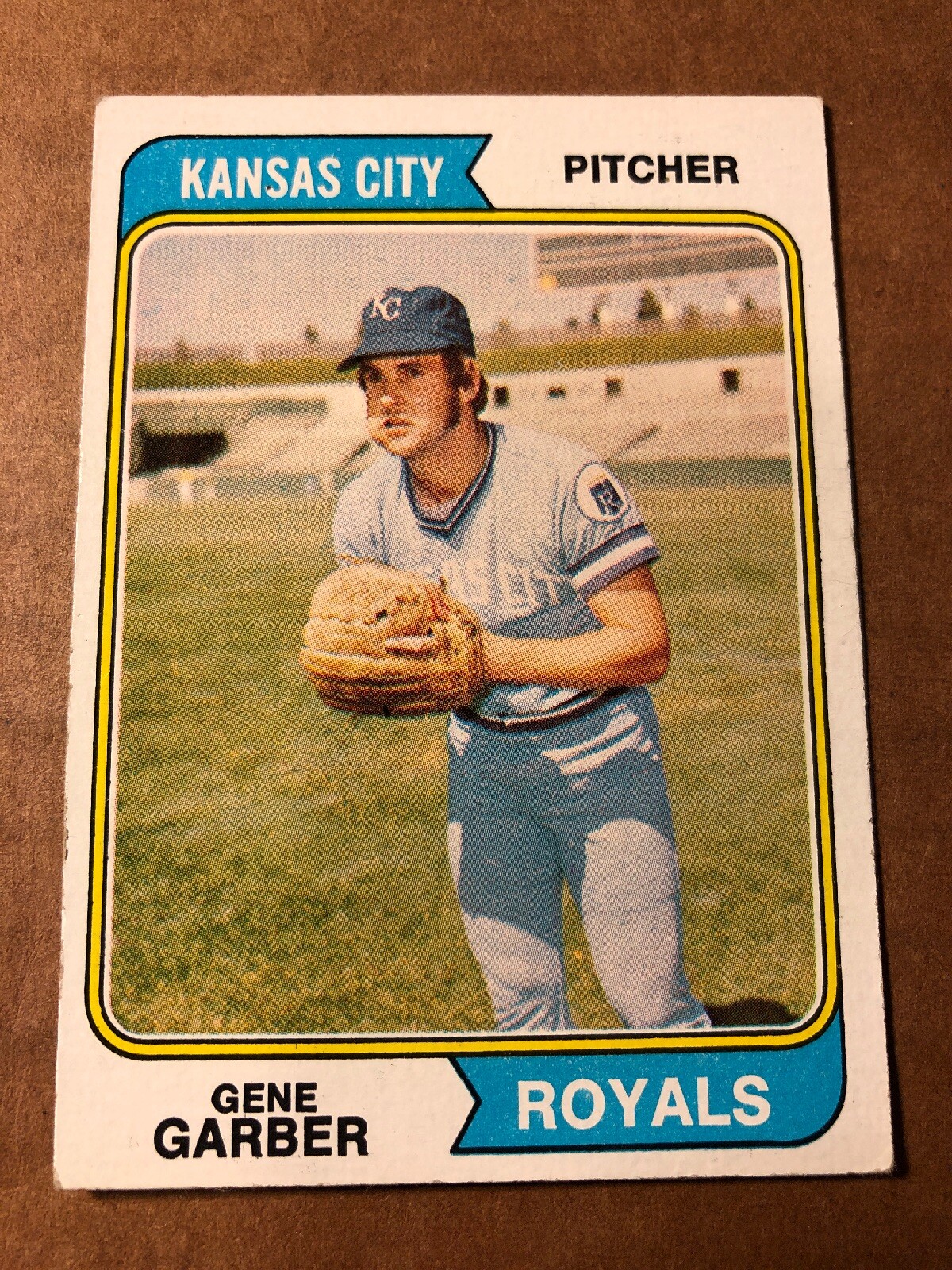 1974 Topps Card #431, Gene Garber, NM, (BIGJ’S), Kansas City Royals | eBay
