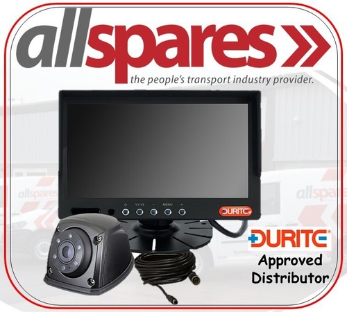 DURITE 7" COLOUR MONITOR & INFRARED REVERSE CAMERA 12/24V WATERPROOF 4 ...