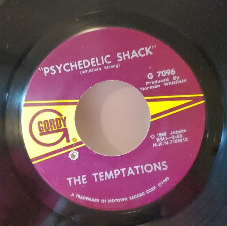 Temptations PSYCHEDELIC SHACK (GREAT SOUL 45) #7096 PLAYS VG+ | eBay