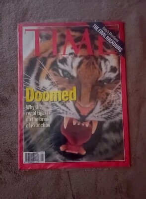 Time Magazine March 1994 Doomed Real Tiger NEW BLISTER EDITORIAL | eBay UK