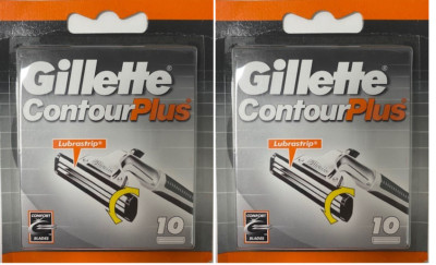Gillette Contour Plus (Atra Plus) Refill Razor Blades - 20 Cartridges ...