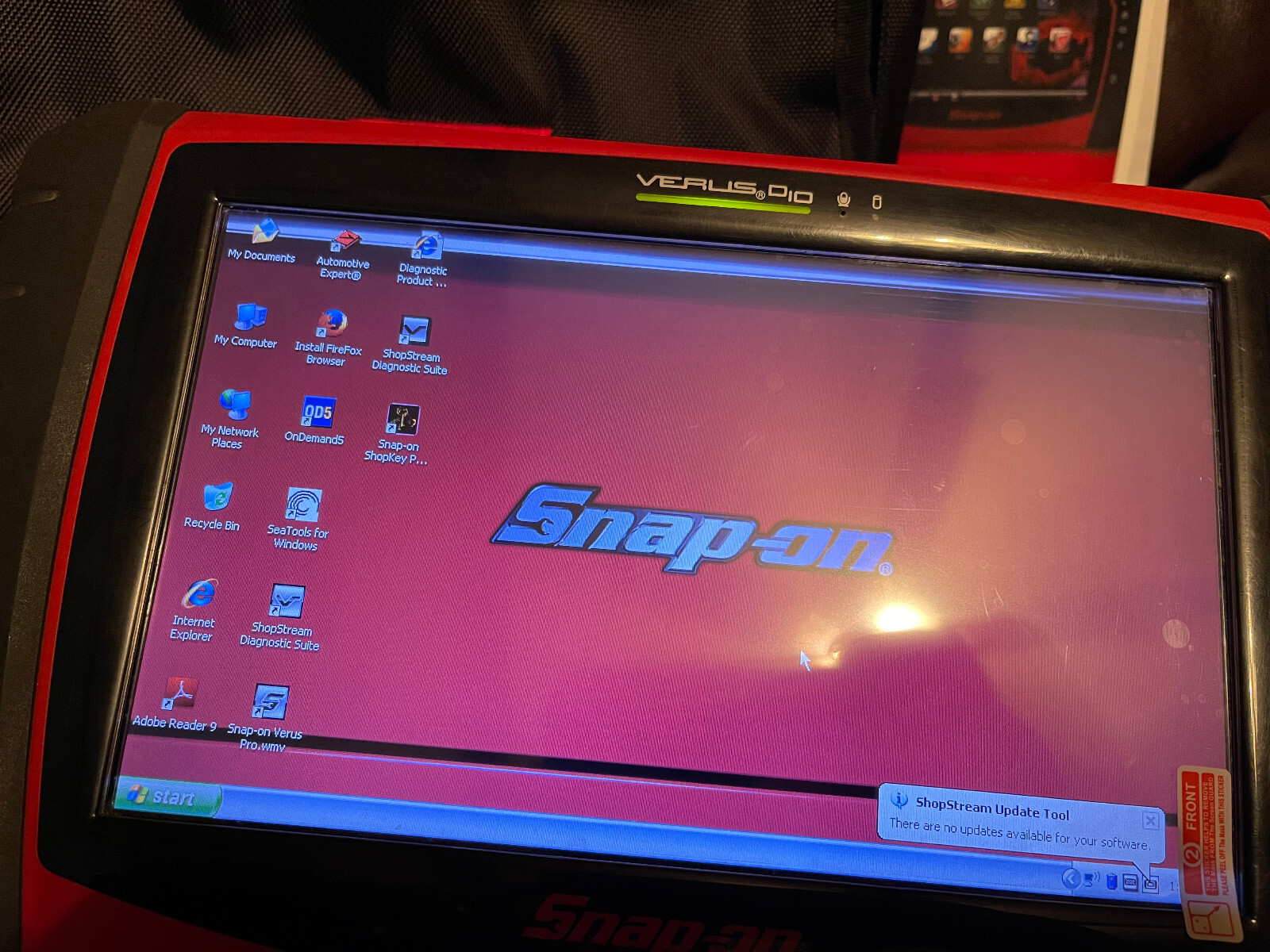 SnapOn Verus Pro Diagnostic Scan Tool EEMS327 Scanner Snap On 21.2 ...