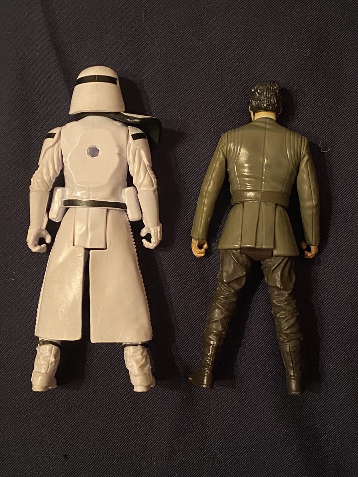 Star Wars The Force Awakens Poe Dameron & First Order Snowtrooper Loose ...