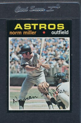 1971 Topps #018 Norm Miller Astros EX/MT *11212 | eBay