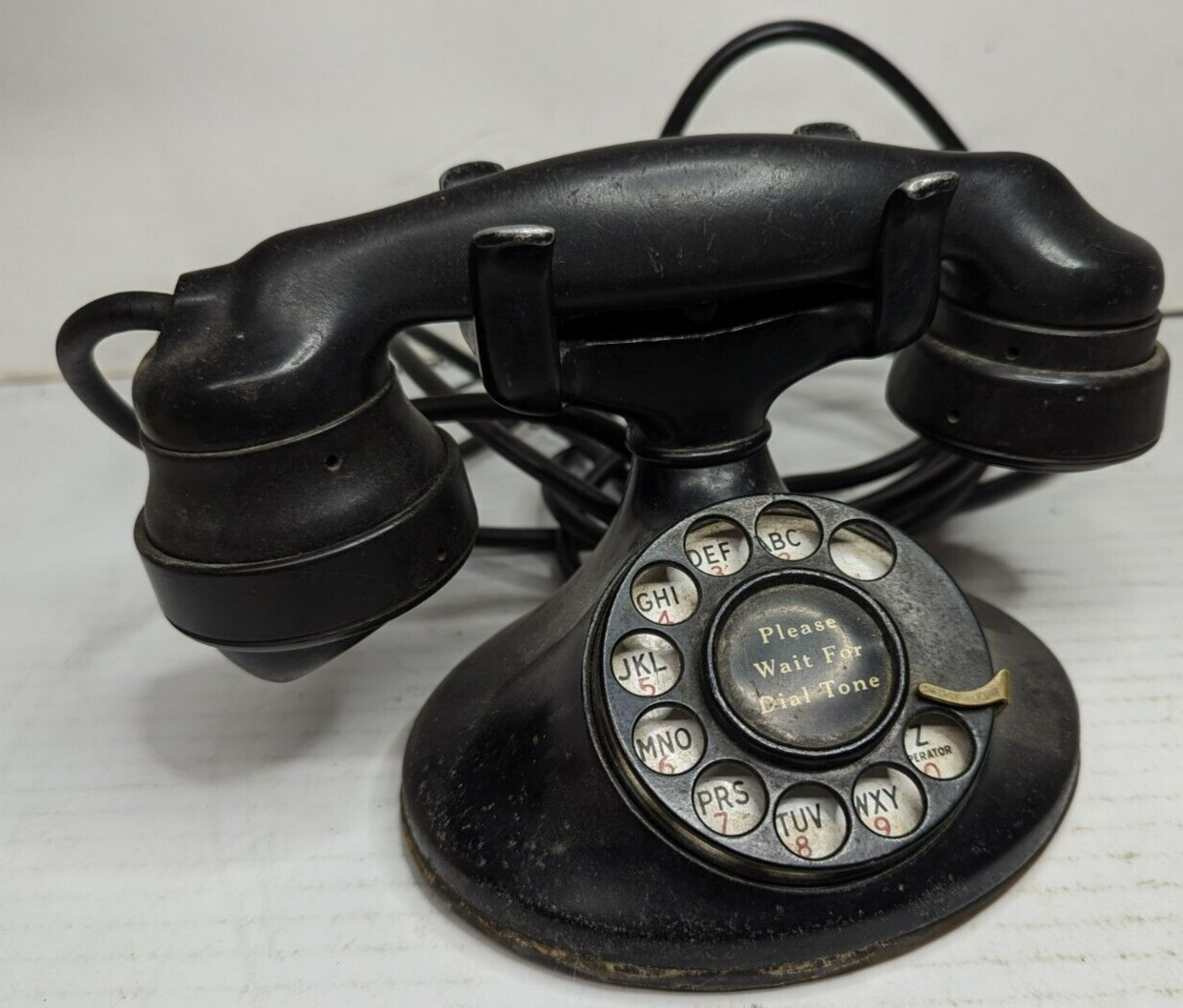Antique Vintage Used Western Electric Art Deco Dial Telephone | eBay