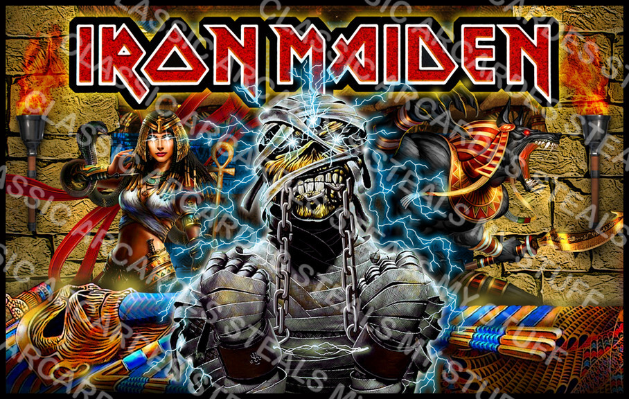 Iron Maiden Pinball Alt Translite HIGHEST QUALITY RES! CHOOSE 1 OF 3 ...