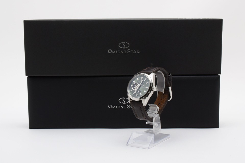 [EXCELLENT+5 /BOX] Orient Star WZ0121DK Green Semi Skeleton Automatic ...