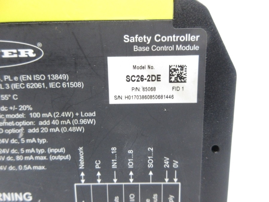 BANNER ENGINEERING SC26-2DE 85068 NSNP | eBay