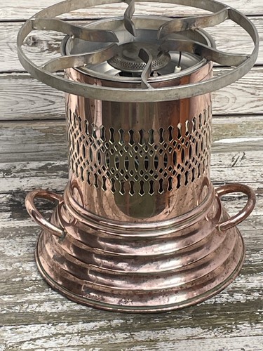 Antique PRIMUS Copper Rechaud Flambé Table Burner Stove. Uses Canister ...
