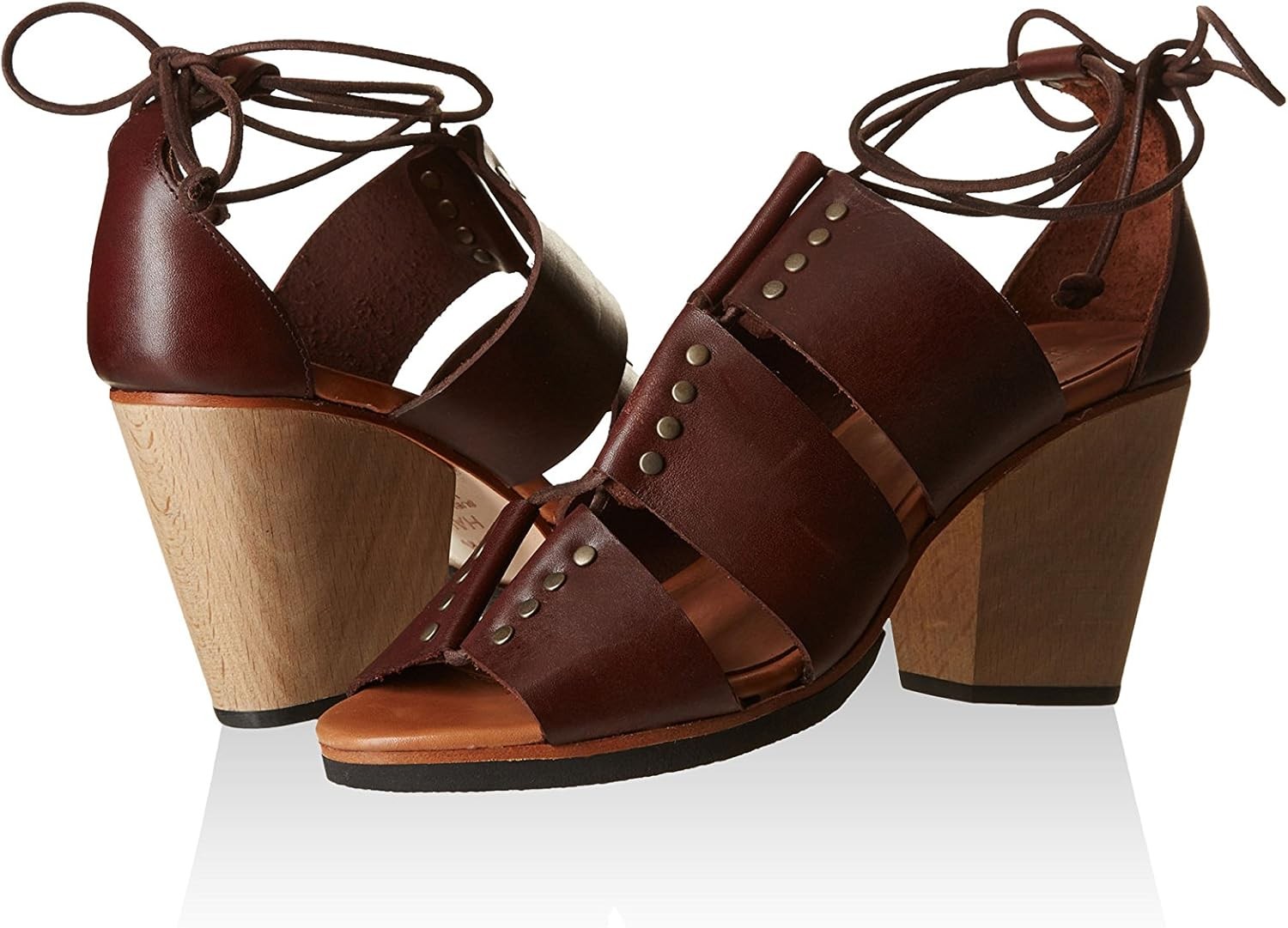 Hakei Damen Sandalen Katja Plateauschuhe, Pumps, Leder Braun, 39 EU | eBay