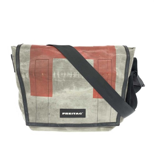 FREITAG F12 Dragnet Grey Recycled Material Messenger Bag | eBay