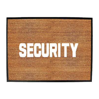Security Large Front - Funny Novelty Novelty Mancave Home Office ...