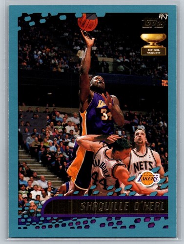 2001 Topps Basketball #1 Shaquille O'Neal Los Angeles Lakers HOF | eBay