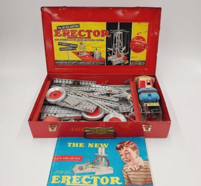 Vintage (1954) Erector Construction Toy Giant Power Plant NICE SET!! | eBay