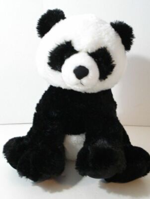 Aurora Panda Plush 14" Sitting Stuffed Animal Black White | eBay
