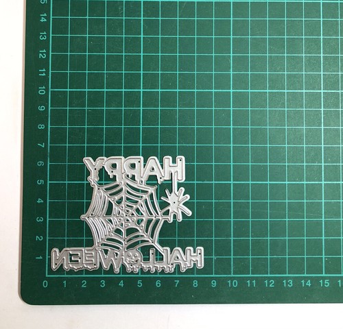 Happy Halloween Spider & Web Die - 8 X 6.1cm - Brand New | eBay