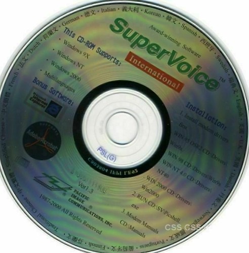 Pacific Image Communications SuperVoice International Ver. 1.3 Modem ...