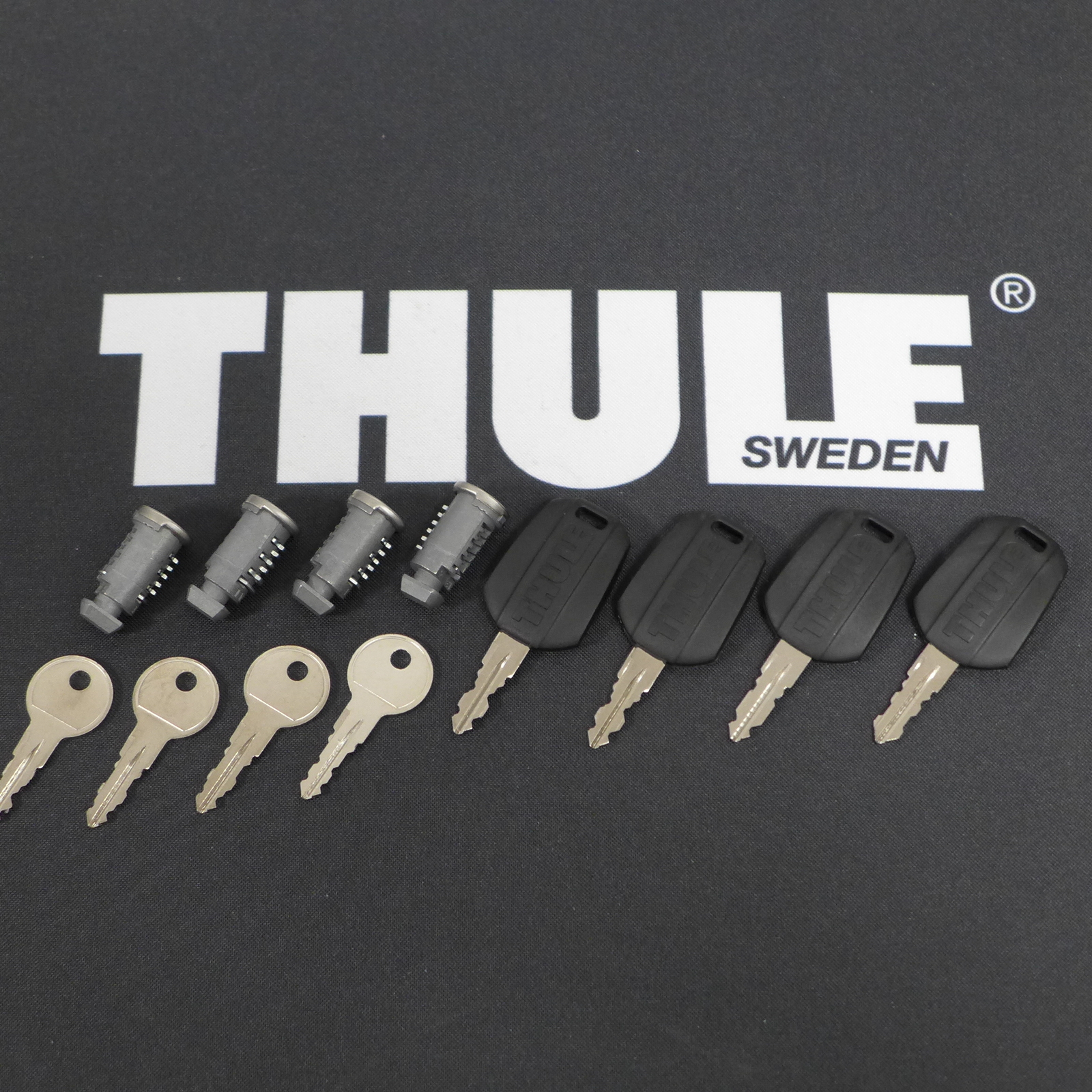 Thule 8x Ersatzschlüssel +Schloß Premium N046 für Dachträger Boxen ...
