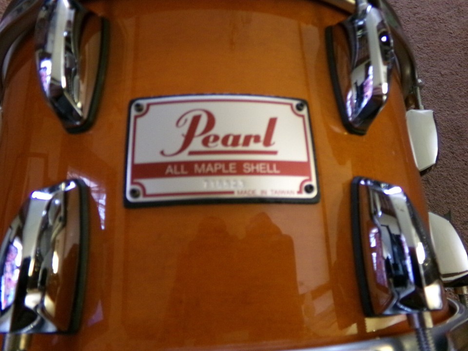 Pearl -12x7 All Maple Shell Soprano Snare Drum 1990s -Liquid Amber | eBay