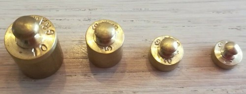 poids laiton 1/2/5 ou 10 Grammes en lot de 15 | eBay