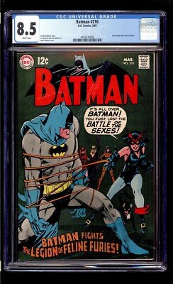 Batman #210 1969 CGC 8.5 VF+ White High Definition Scans** | eBay